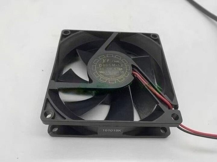 Y.L FAN D80SM-12 DC12V 0.10A 8CM 8025 2 провода вентиляторы -