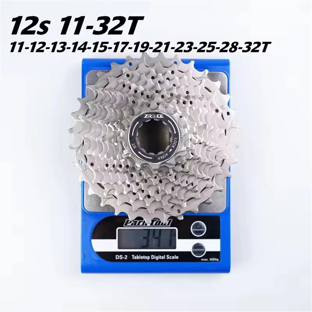 Кассета ZRACE ZR-RD-Silver 12 скоростей 11-30/32/34T 12S-11-32T