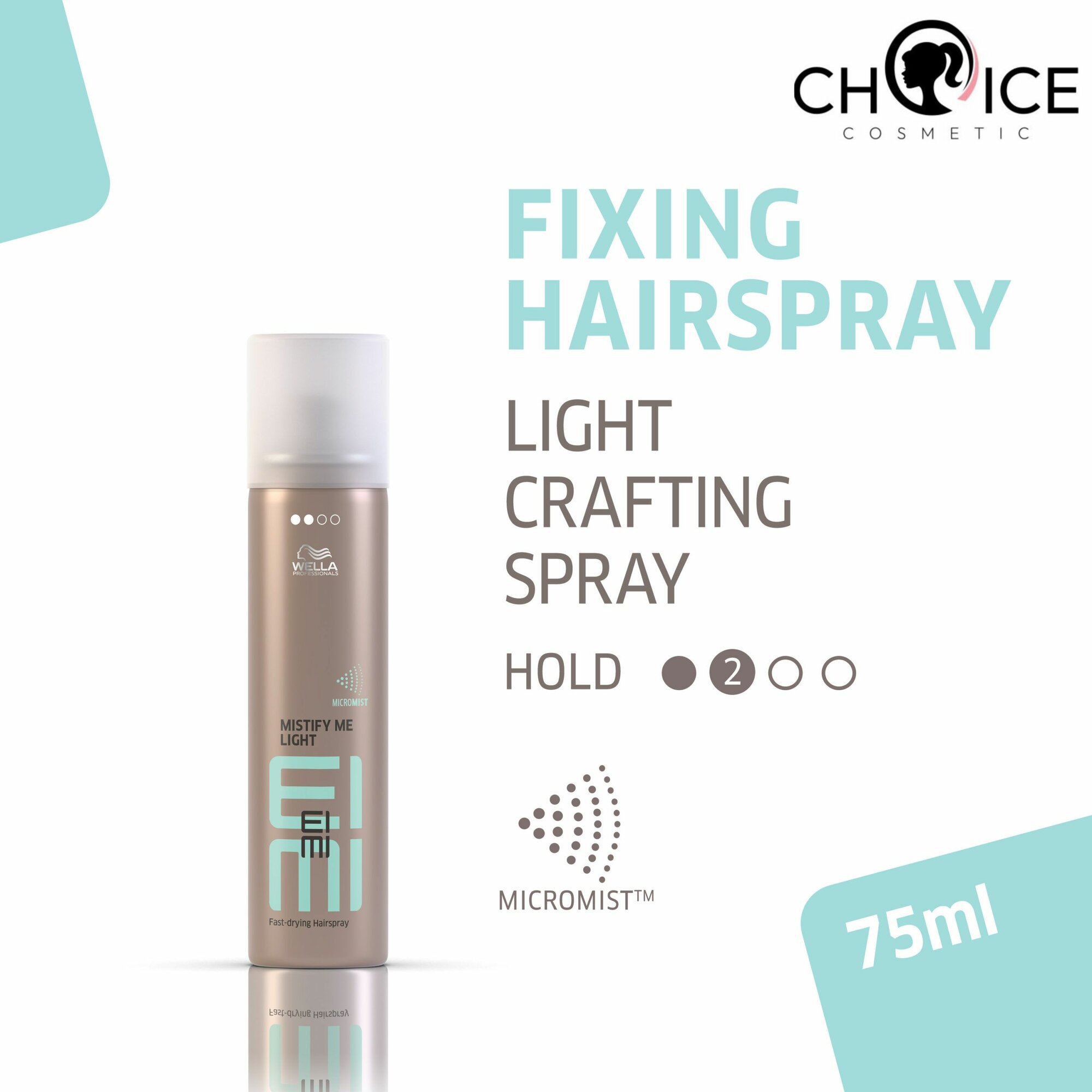 Wella Eimi Mistify Me Light Сухой Лак Лёгкая Фиксация, 75 мл для волос для укладки