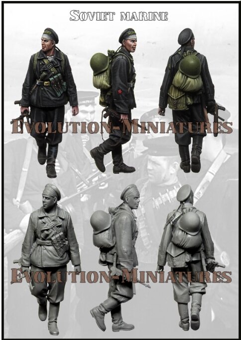 EM35258 Evolution Miniatures Советский морской пехотинец 1/35