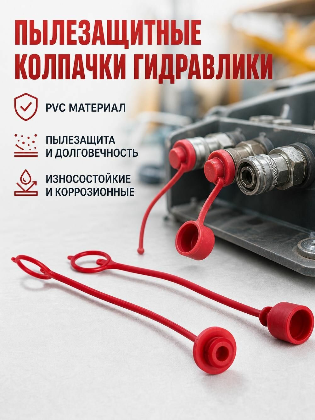 Защитный колпачок защищает от пыли и предотвращает старение