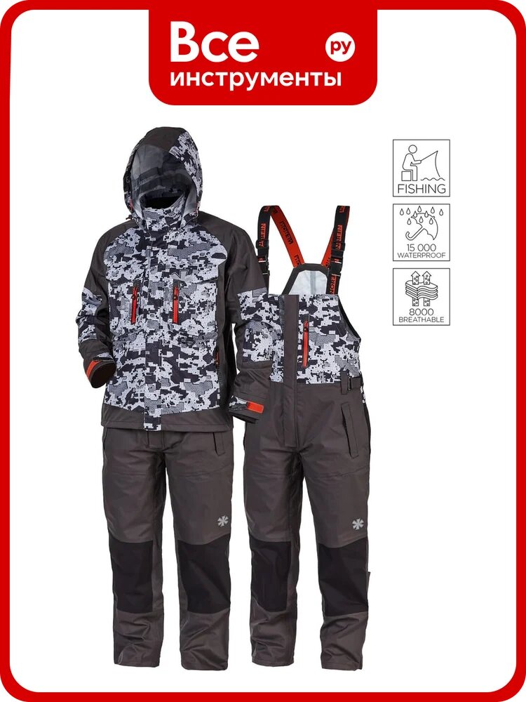 Демисезонный костюм NORFIN PRO DRY 3 CAMO 04 р. XL 514504-XL