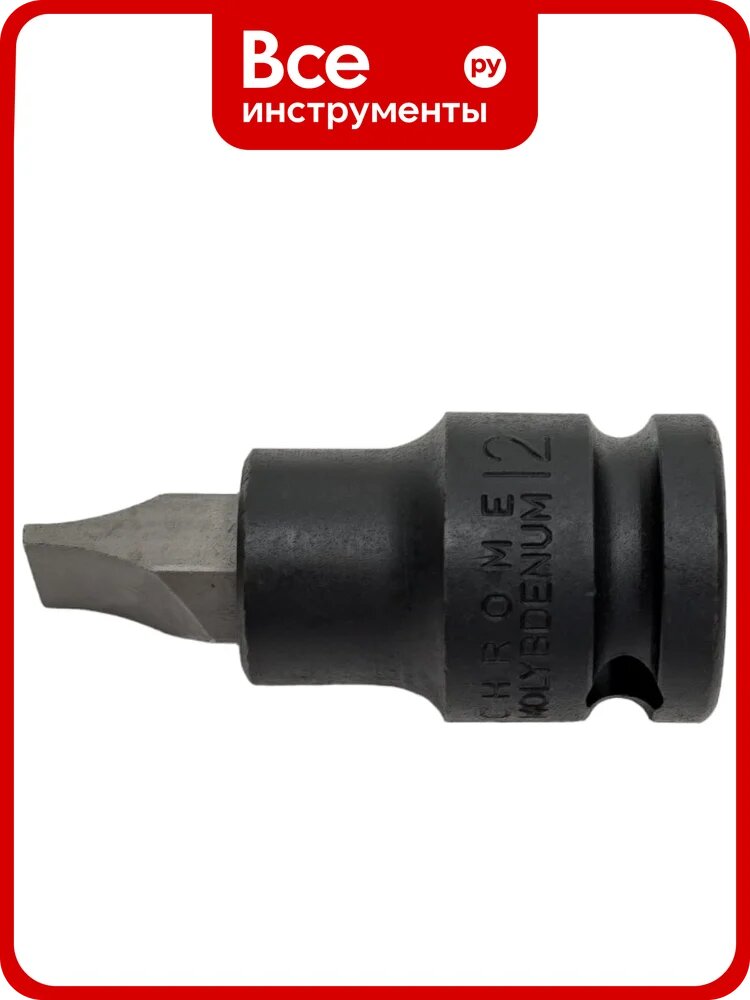 Бита шлиц ударная 1/2", 2х12 мм, 55 мм FORCE 2435512