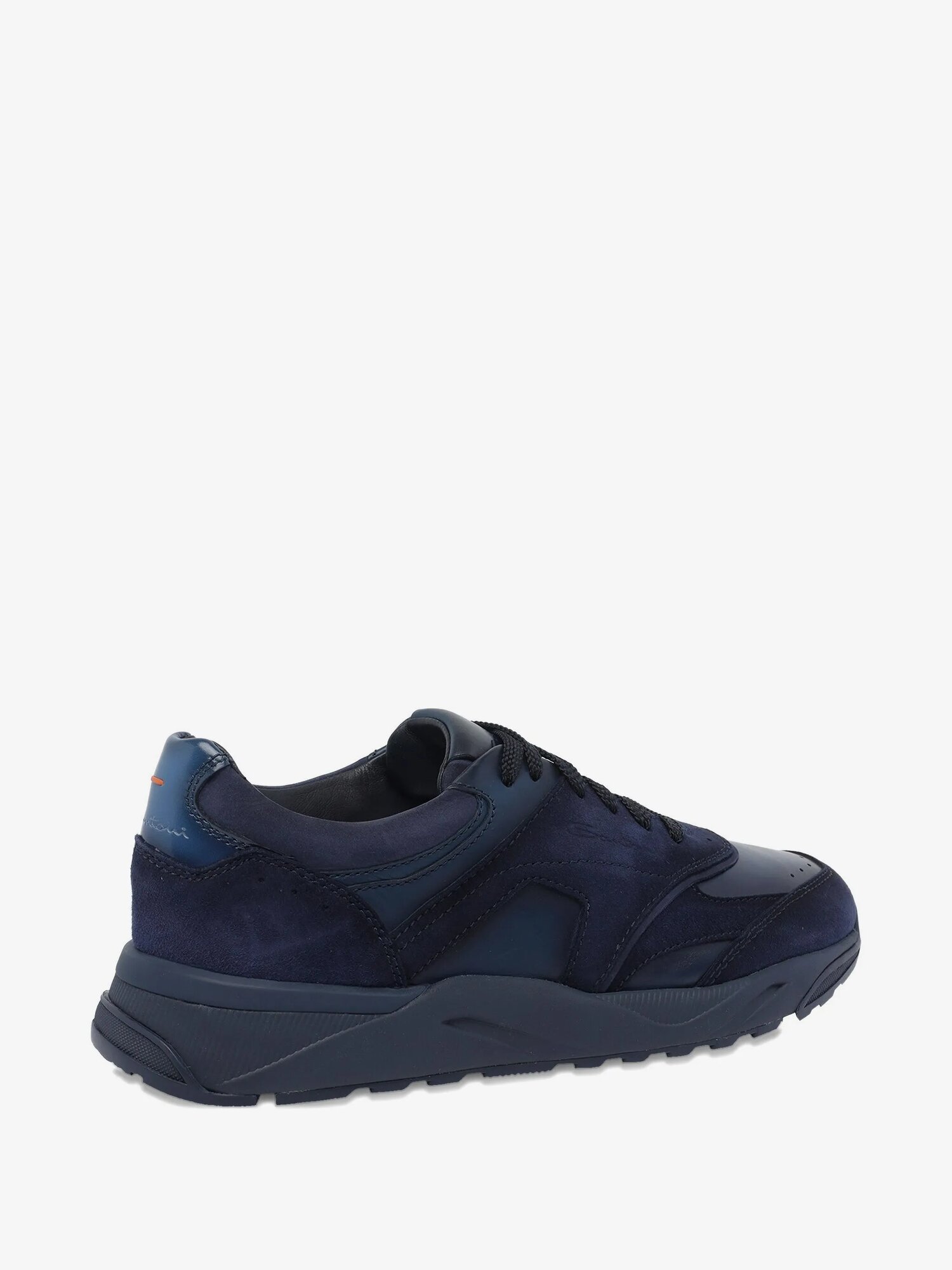 Кроссовки Santoni Suede paneled sneakers, размер 45 — фото 1