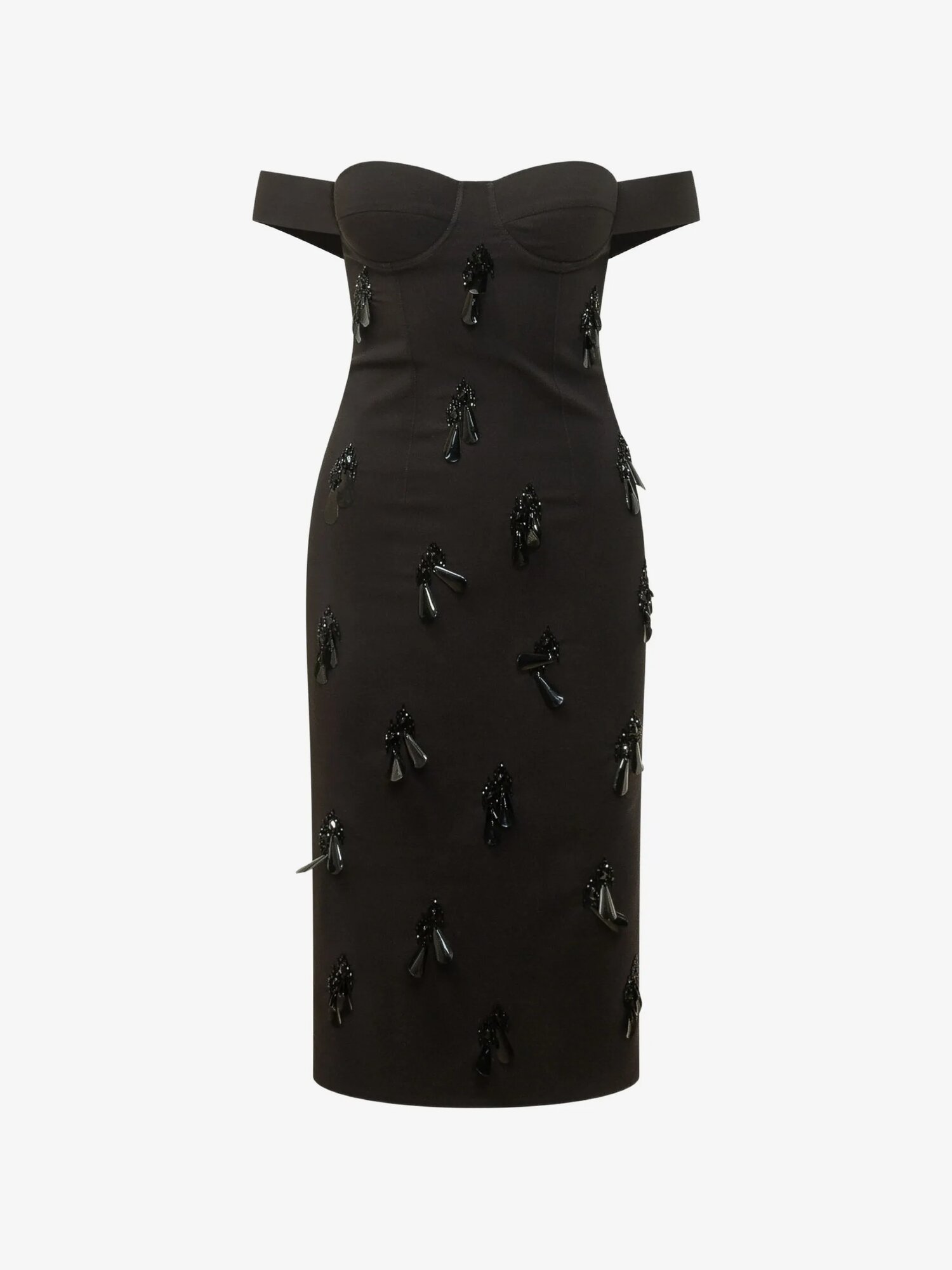 Платье Off-shoulder bustier dress