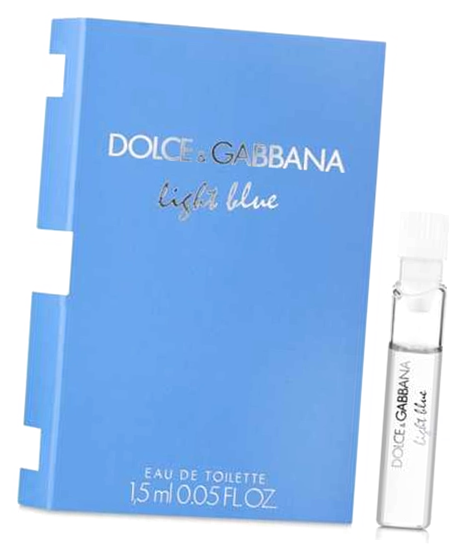 Dolce & Gabbana Light Blue туалетная вода 1.5 мл сэмпл для женщин / Дольче Габбана Лайт Блю аромат