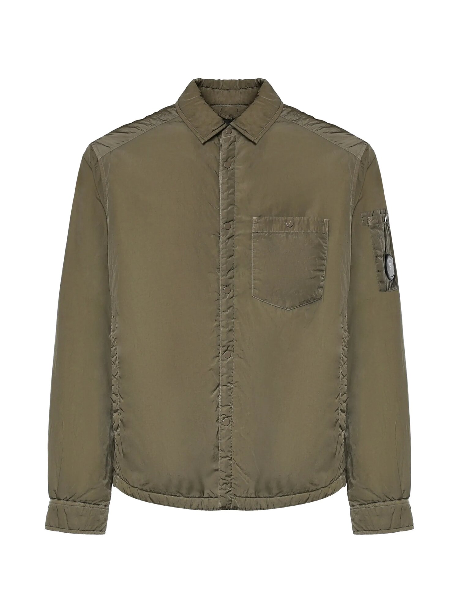 Рубашка Chrome-R Lens padded button overshirt