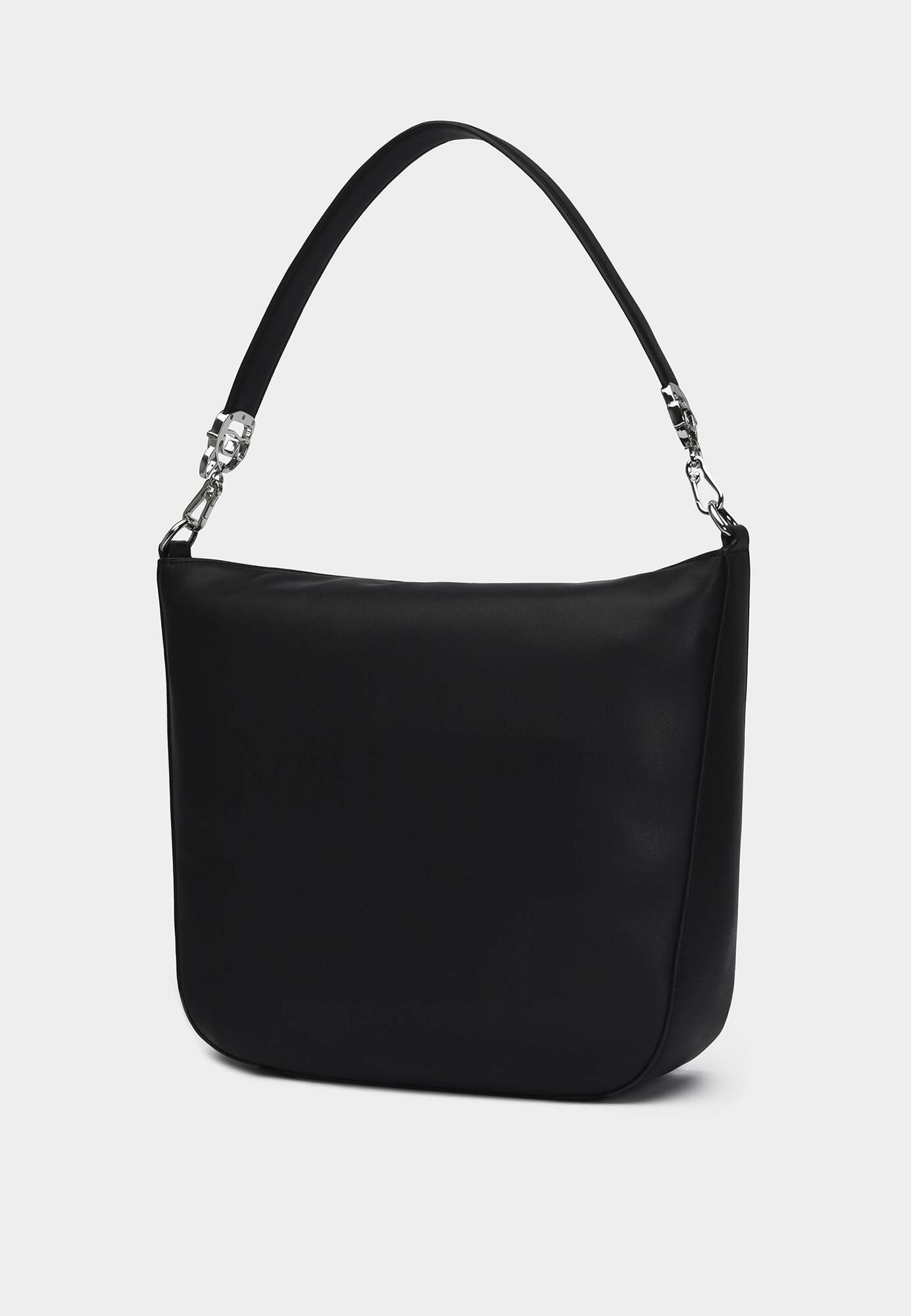 Сумка хобо Karl Lagerfeld IKON, фактура матовая, гладкая, черный — фото 1