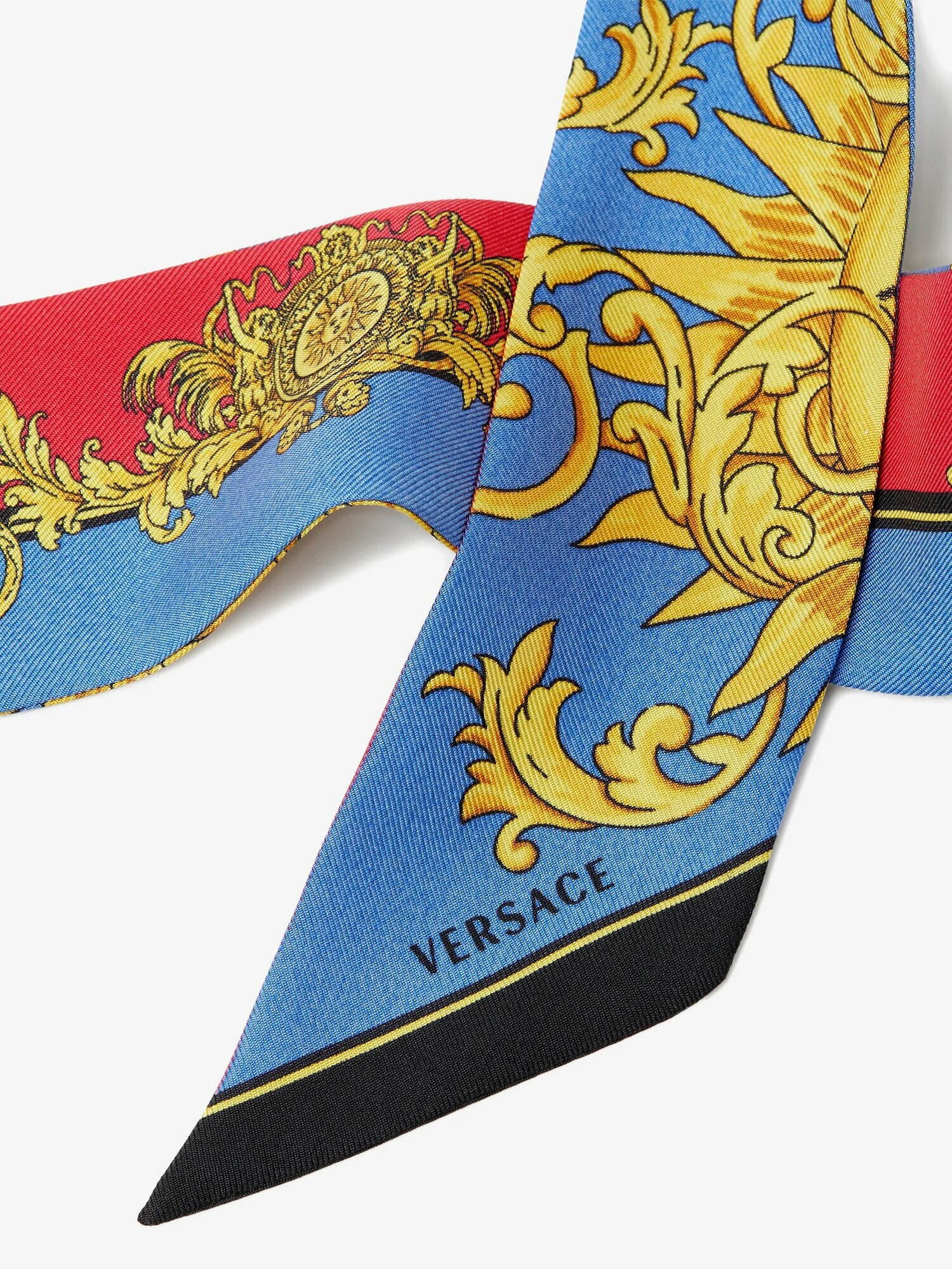 Шарф Versace для мальчиков, синий — фото 1