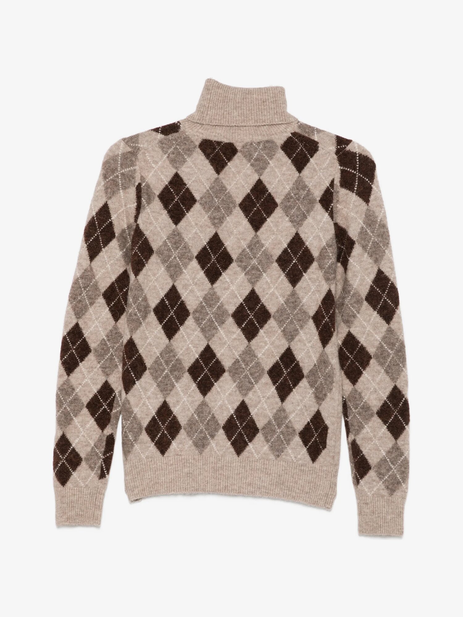 Свитер P.A.R.O.S.H. Argyle-knit roll-neck sweater, размер 44 — фото 1
