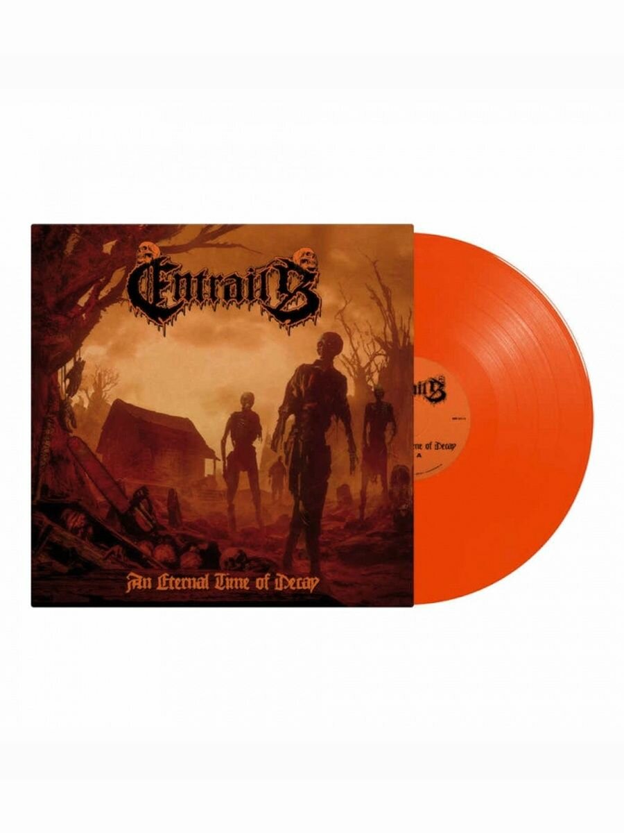 Entrails - An Eternal Time Of Decay (Neon Orange LP), виниловая пластинка, Hammerheart, Нидерланды (death metal)