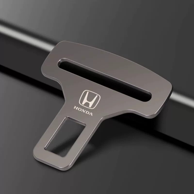 Honda автомобильный ремень безопасности застежка фиксатор из сплава с лазерной гравировкой 1 шт. безопасная блокировка