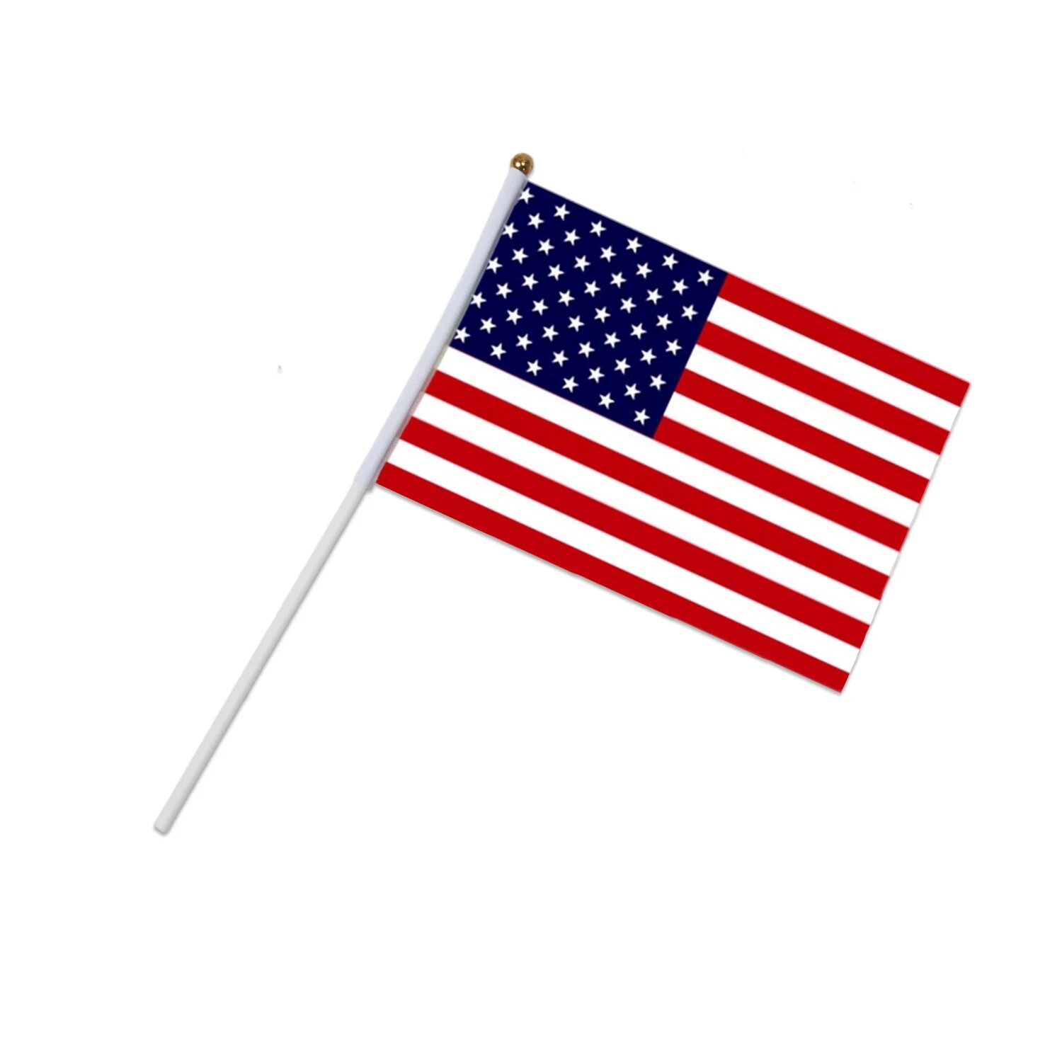 Набор из 5 пластиковых флагштоков с флагами стран мира Candiway USA