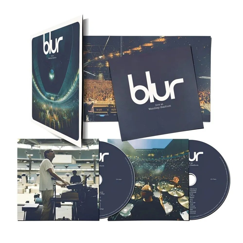 Музыкальный диск Blur - Live At Wembley Stadium, 2 CD, Parlophone, 2024, Европейский Союз