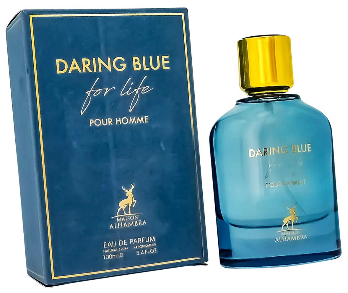 Парфюм Alhambra Daring Blue For Life Pour Homme 100 мл для мужчин / Альхамбра Даринг Блю