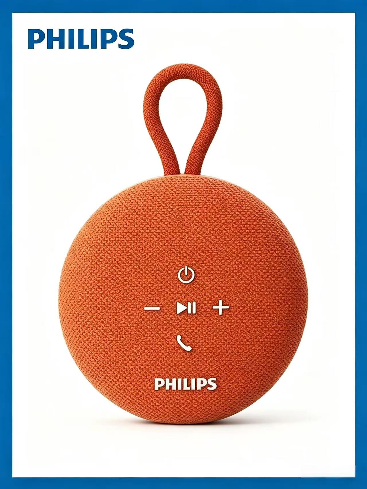 Портативная акустическая система Philips S1120 Bluetooth-колонкой на присоске (высокое качество звука)