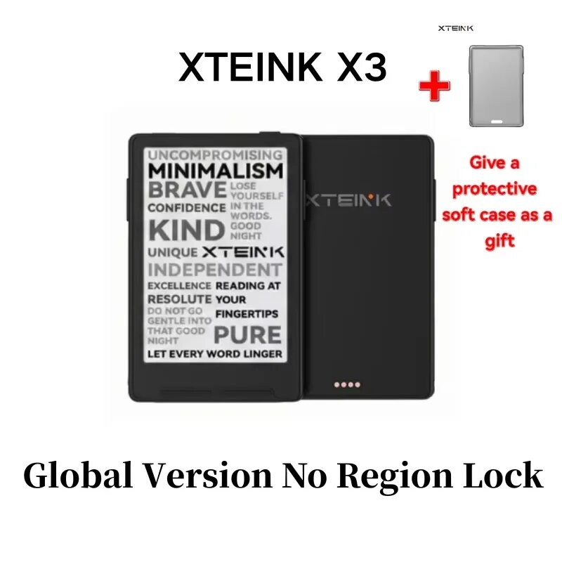 Xteink X3 X4 Pro Pocket электронная книга 16 ГБ X3 Black Global