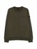 Толстовка Moncler Logo-embossed sweatshirt, размер 52, , green
