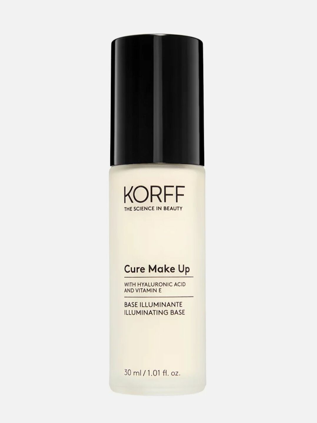 Сияющая база под макияж KORFF cure make up illuminating 00 Transparent