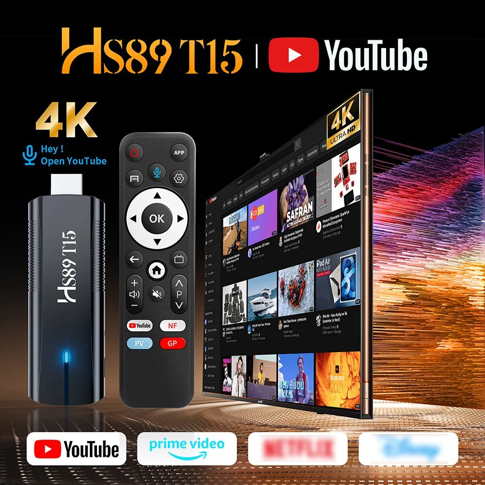 VONTAR HS89 T15 ТВ-стик Android 14 — фото 1