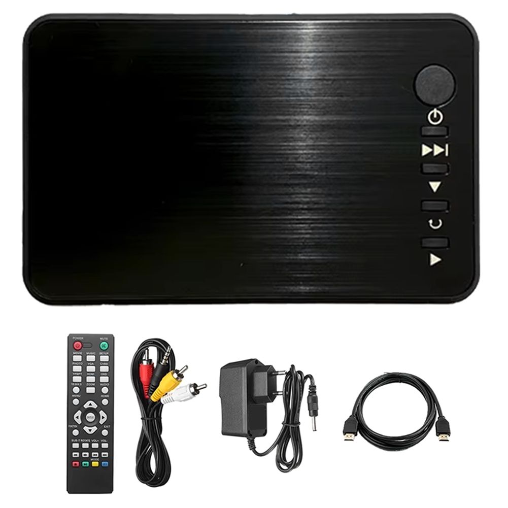 Full HD медиаплеер "F10" Mini Autoplay 1920x1080, совместимый с HDMI/VGA/AV/USB и SD/SDHC/MMC.