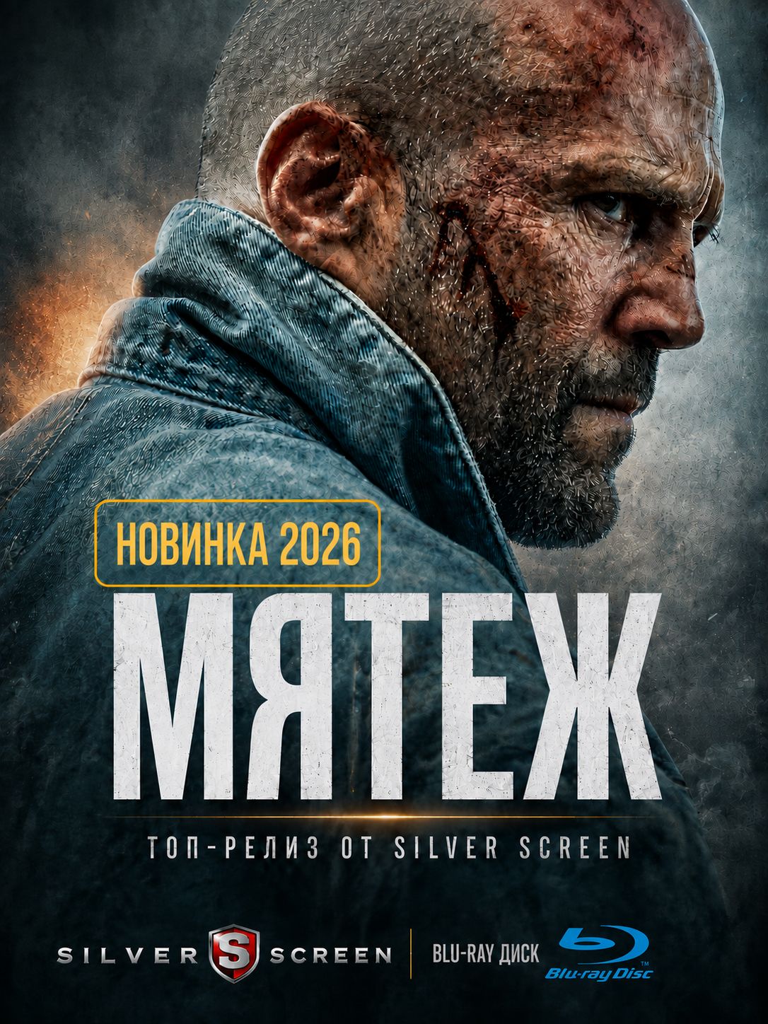 Мятеж 2026 Топ новинка/джейсон стейтем/Blu-ray диск от SILVER SCREEN