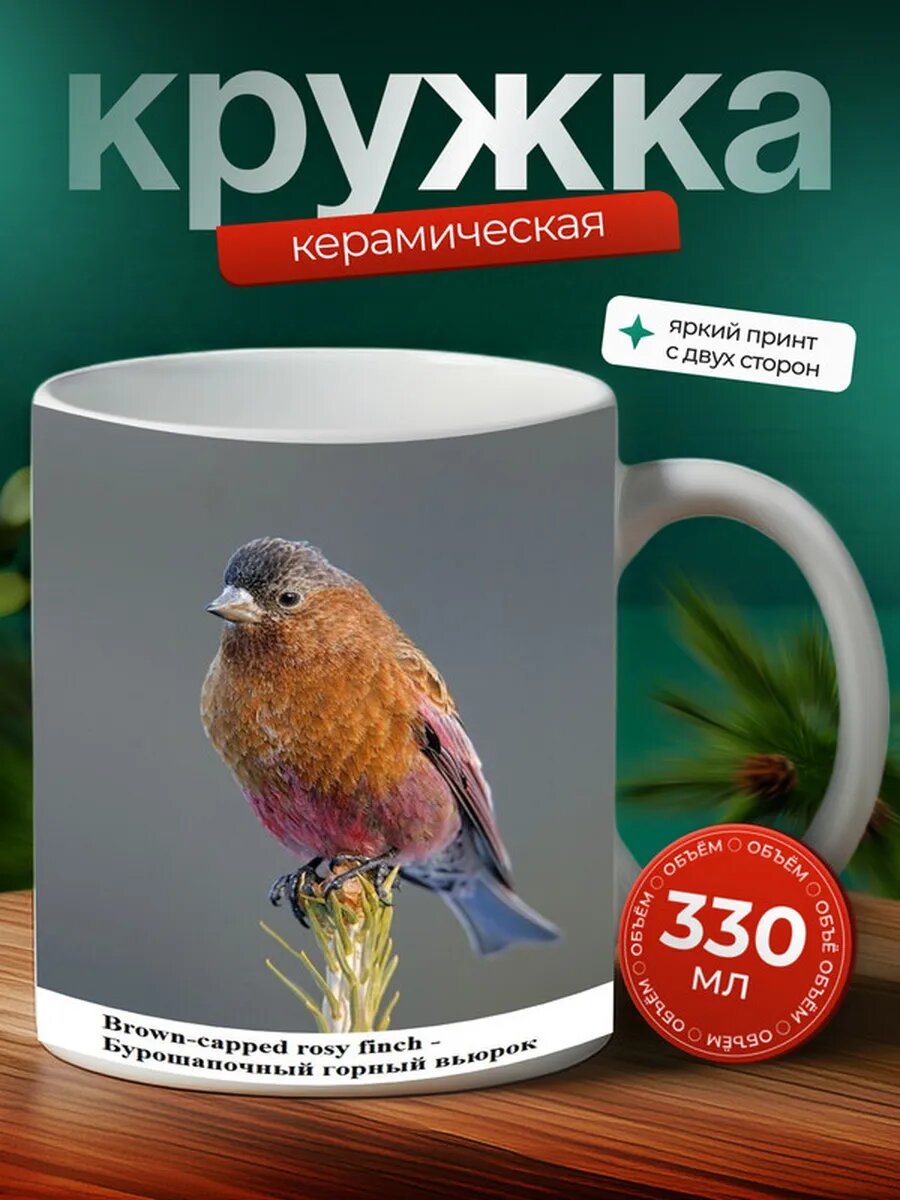 Кружка Вьюрок птица 10,