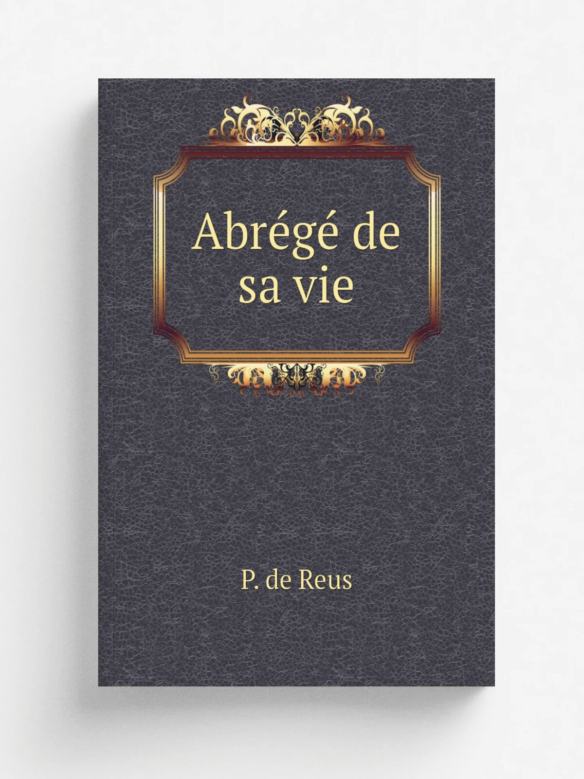 Abr.g. de sa vie | P. de Reus | 1883 | Paris : Librairie Catholique internationale | Репринт