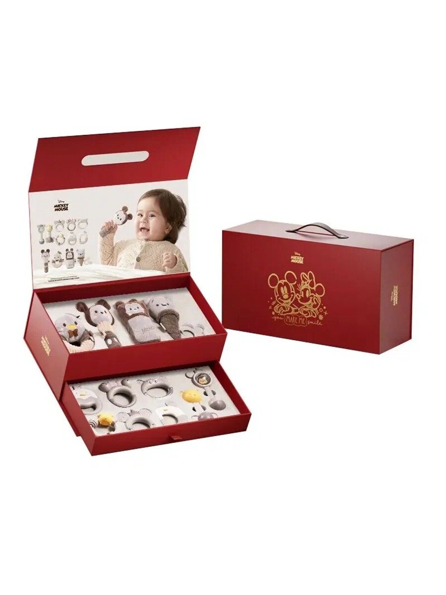 Disney Soothing Baby Rattle Baby Newborn Box Educational Toys Погремушка