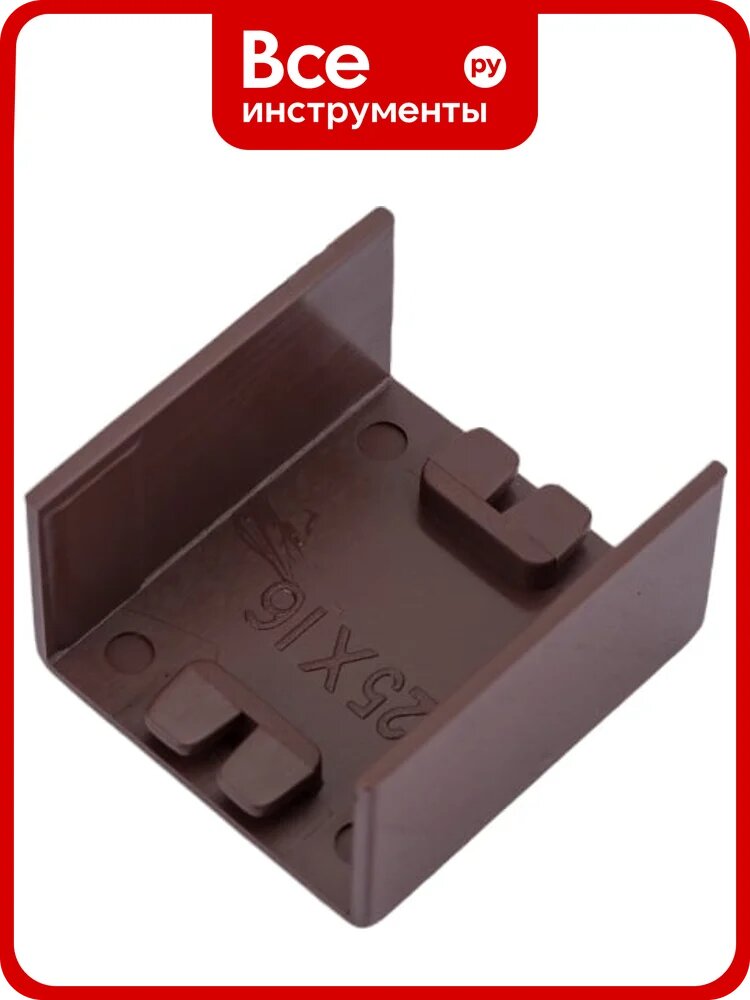 Соединитель EKF Plast PROxima, под темное дерево, 4 шт cond-25-16x4