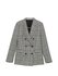 Пиджак Tagliatore Check-pattern double-breasted blazer, размер 46, black