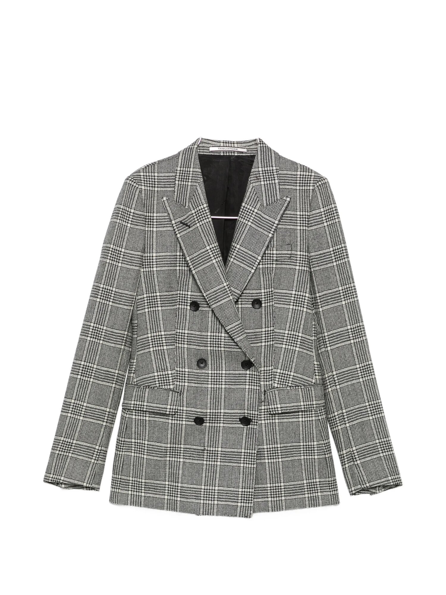 Пиджак Check-pattern double-breasted blazer