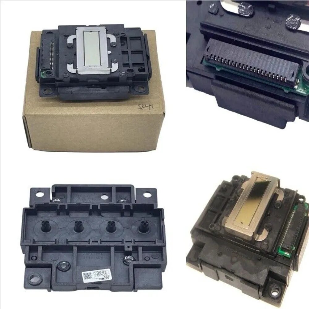ISSCX Печатающая головка печатающей головки для Подходит для Epson L3106 L3117 L3165 L3156 L3152 L3118 L3100 L3110, совместимый, Белый (white), 1 шт