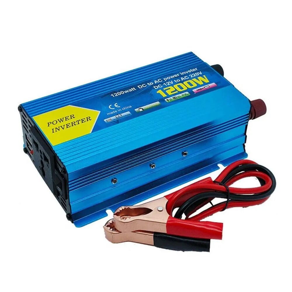 Инвертор 12В в 220В с модифицированным синусом, 1200W
