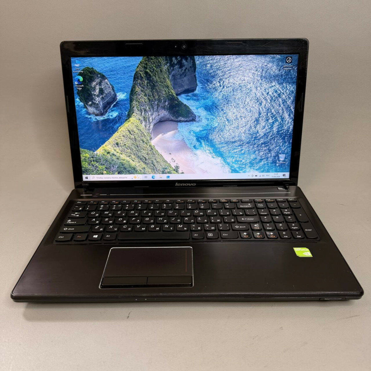 15.6" Ноутбук Lenovo G580 чёрный