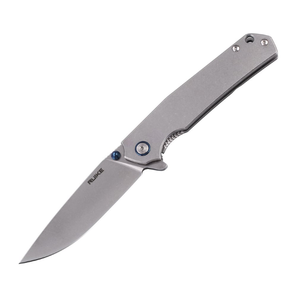 Нож Ruike серебряно-синий P801-SF