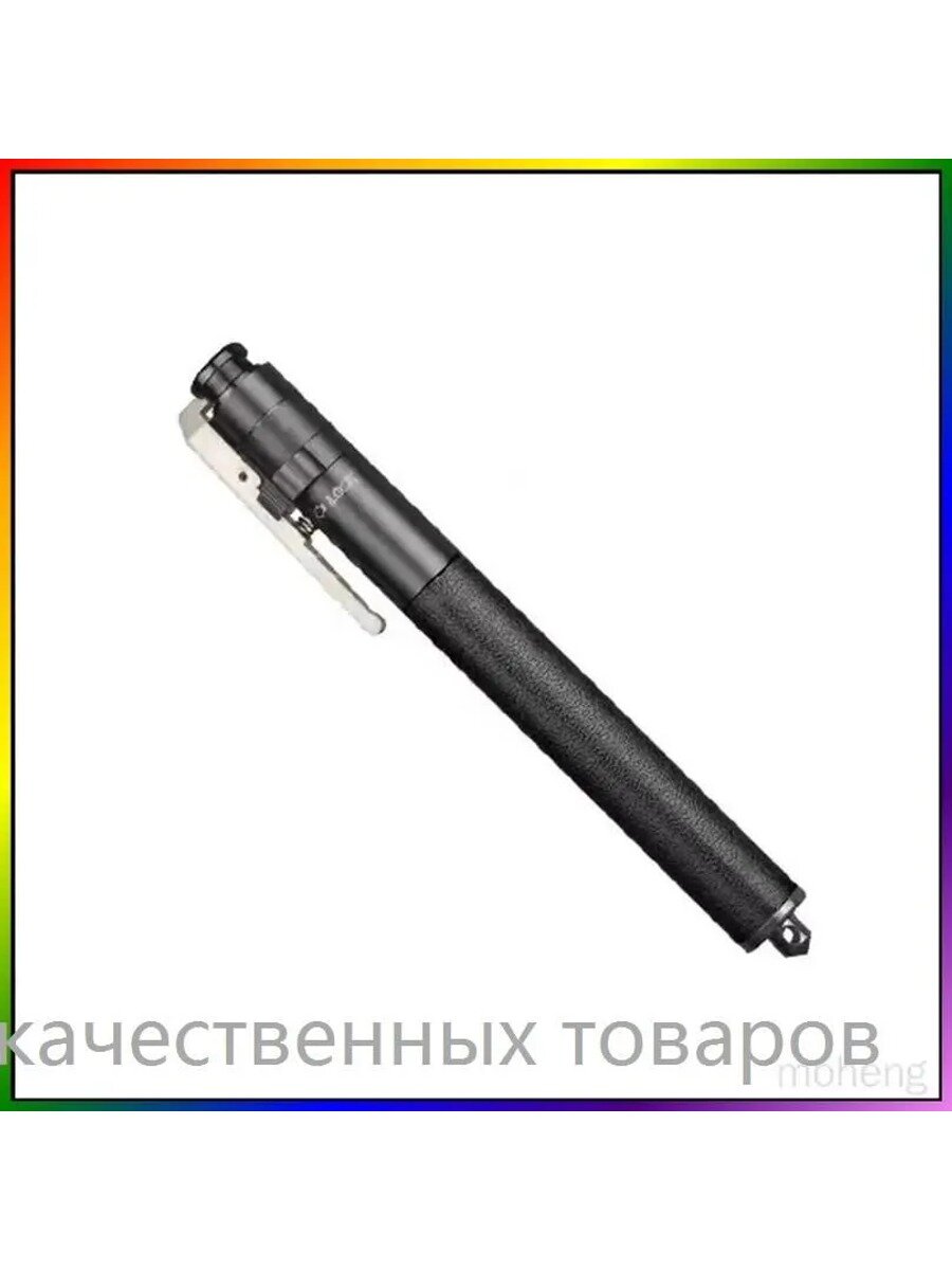 Мачете складное туристическое с легированной сталью, черное, 40 см