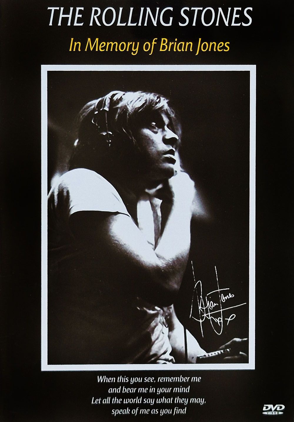 THE ROLLING STONES - IN MEMORY OF BRIAN JONES Live TV Show Interview Promo Film DVD (двд диск, концерт)