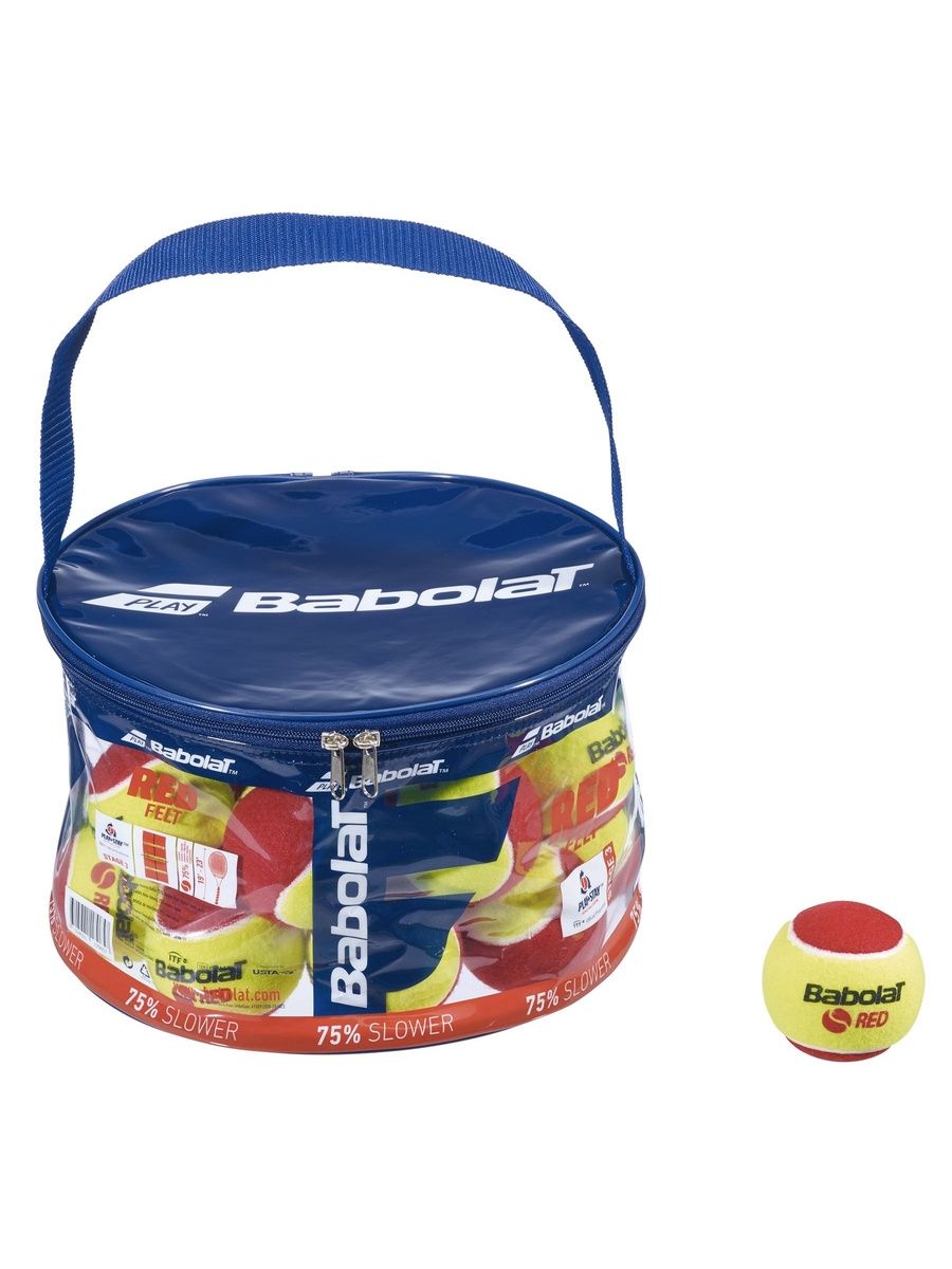 Детские теннисные мячи Babolat RED FELT 24 мяча