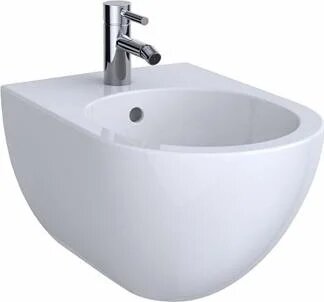 Биде подвесное Geberit Acanto 500.601.01.2 фарфор, овальное