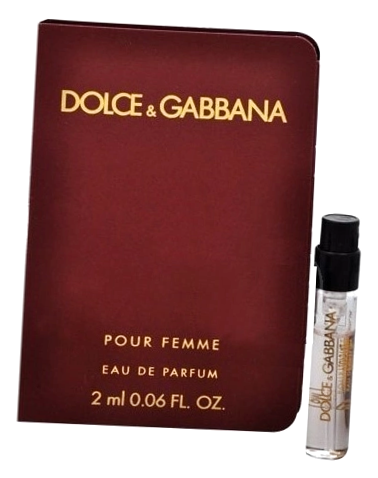 Парфюмерная вода для женщин Dolce & Gabbana Pour Femme 2 мл - Дольче Фам