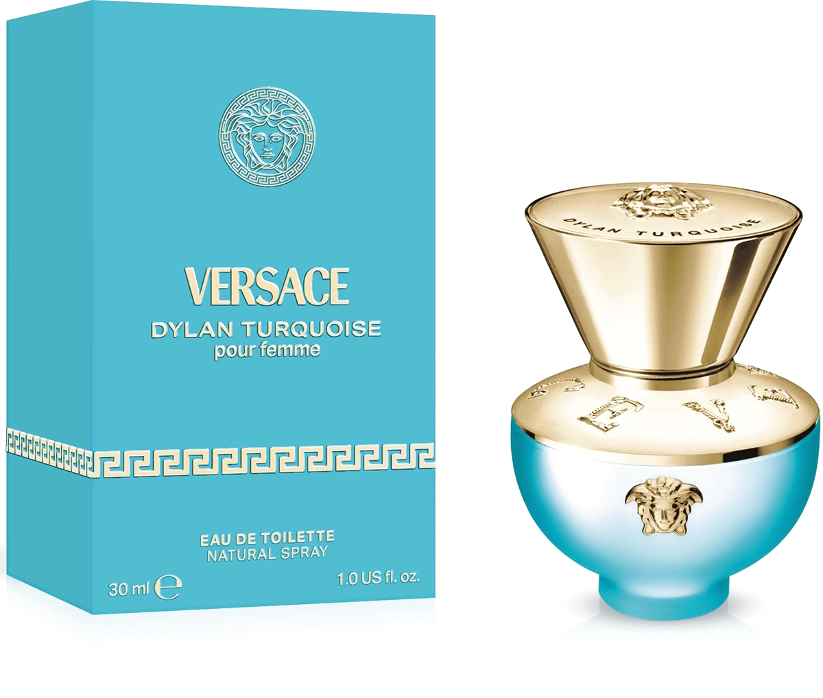 Женская туалетная вода Версаче Дилан Туркуаз 30 мл / Dylan Turquoise Pour Femme Lady