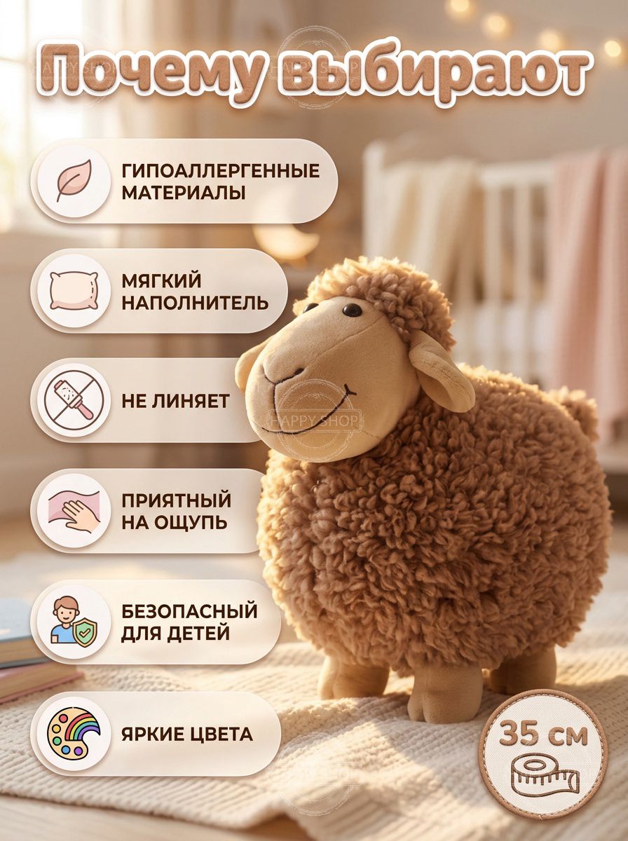 Мягкая игрушка Ленивец 65 см