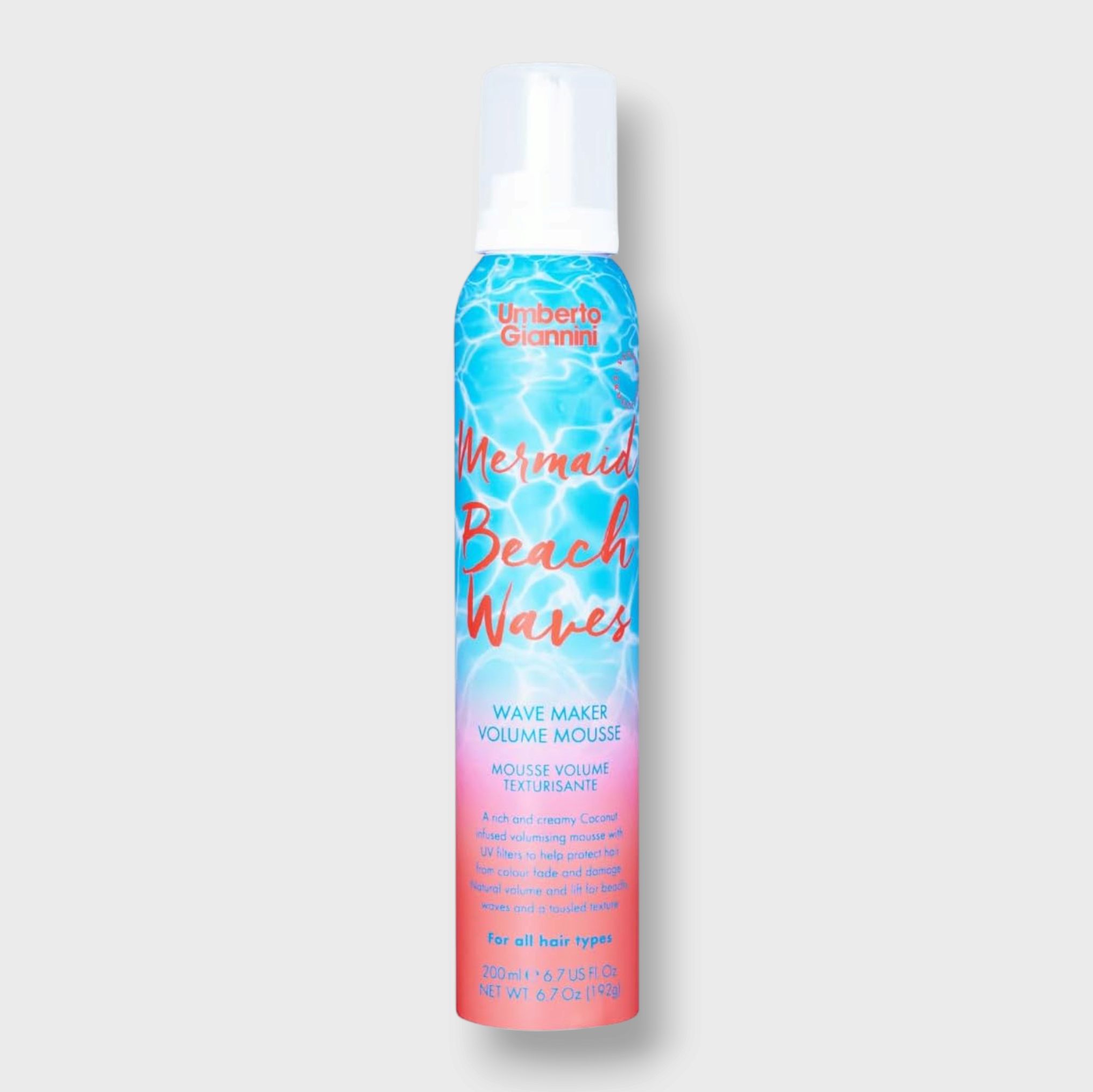 Umberto Giannini Мусс-пенка для укладки волос Mermaid Beach Waves Texturizing Volume Hair Mousse 200 мл
