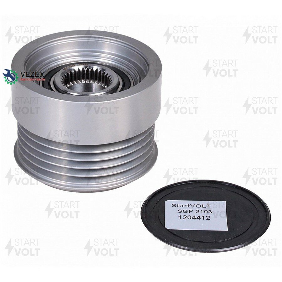 STARTVOLT SGP2103 Шкив с обгонной муфтой генер. для а/м Opel Astra G (98-) 1.6i/Zafira A (00-) 1.8i (SGP 2103)
