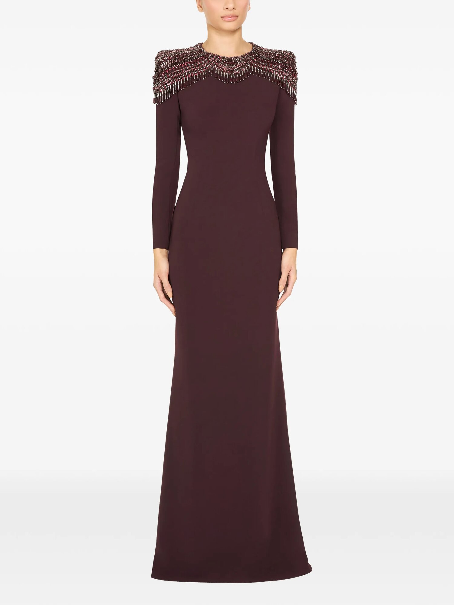 Платье Jenny Packham Muse, размер 12, brown — фото 1