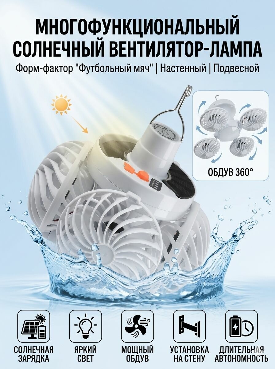 Потолочный вентилятор OUT1434@#8676-Kw, белый вентилятор для потолка