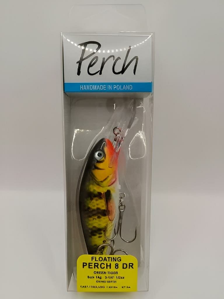 Плавающий воблер Salmo PERCH DR 8: 80мм, 14г для троллинга и кастинга