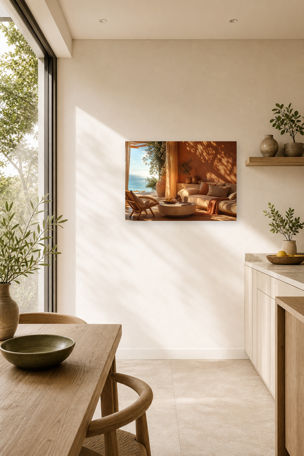 Interior poster Orange Shadows No.9 — premium wall art for modern interiors