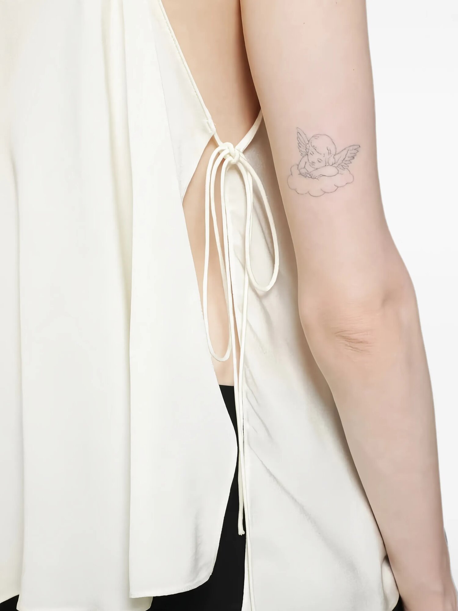 Блуза Alaia Side-tie blouse, размер 40, разноцветный — фото 1